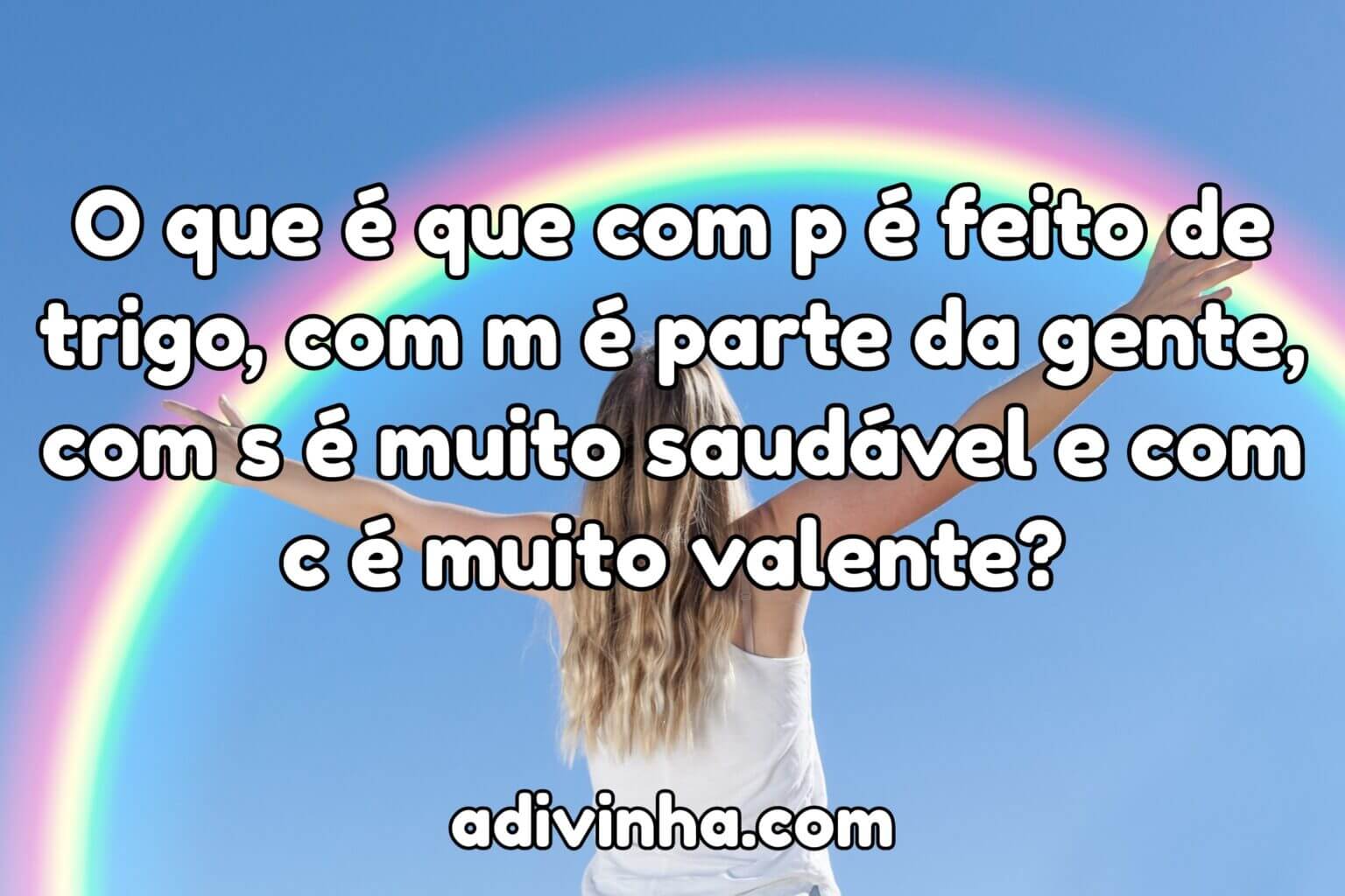 O que é com um P · Adivinhas Populares